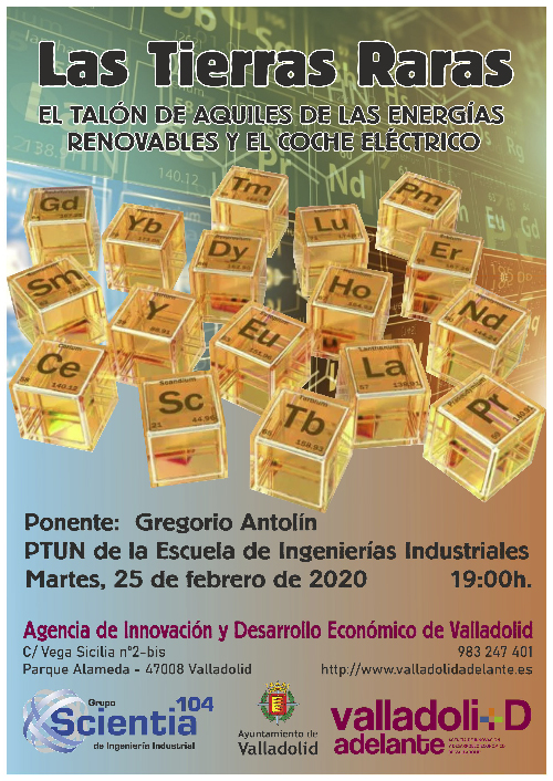 [104] Conferencia “LAS TIERRAS RARAS”